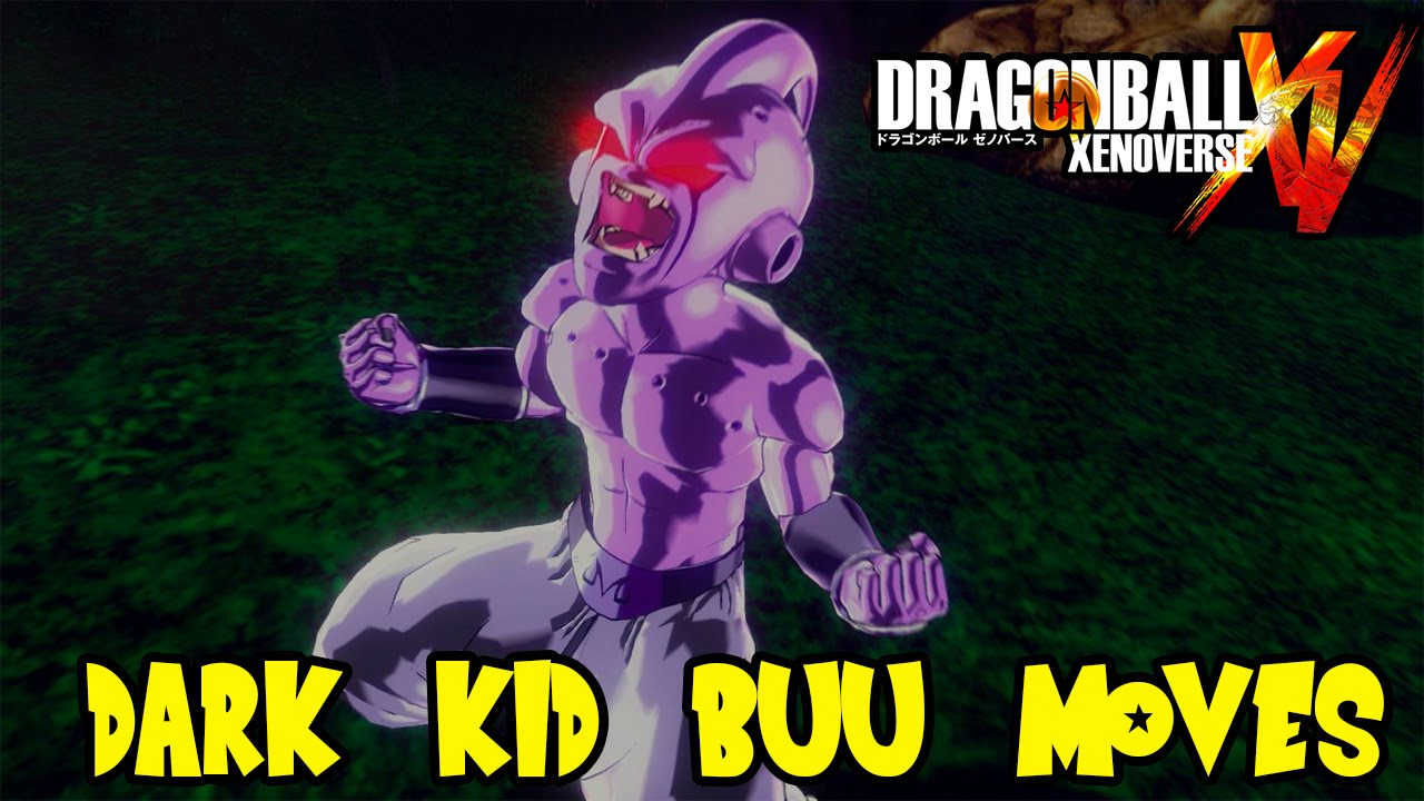 Dragon Ball Xenoverse: Villainous Dark Kid Buu Moveset & Super Perfect ...