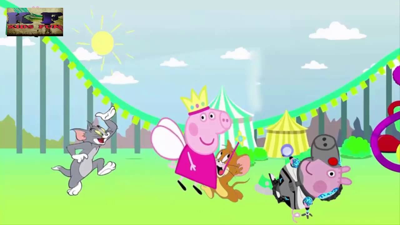 Peppa pig Hulk Captain America Tom and jerry iron man Car Kids movies ...