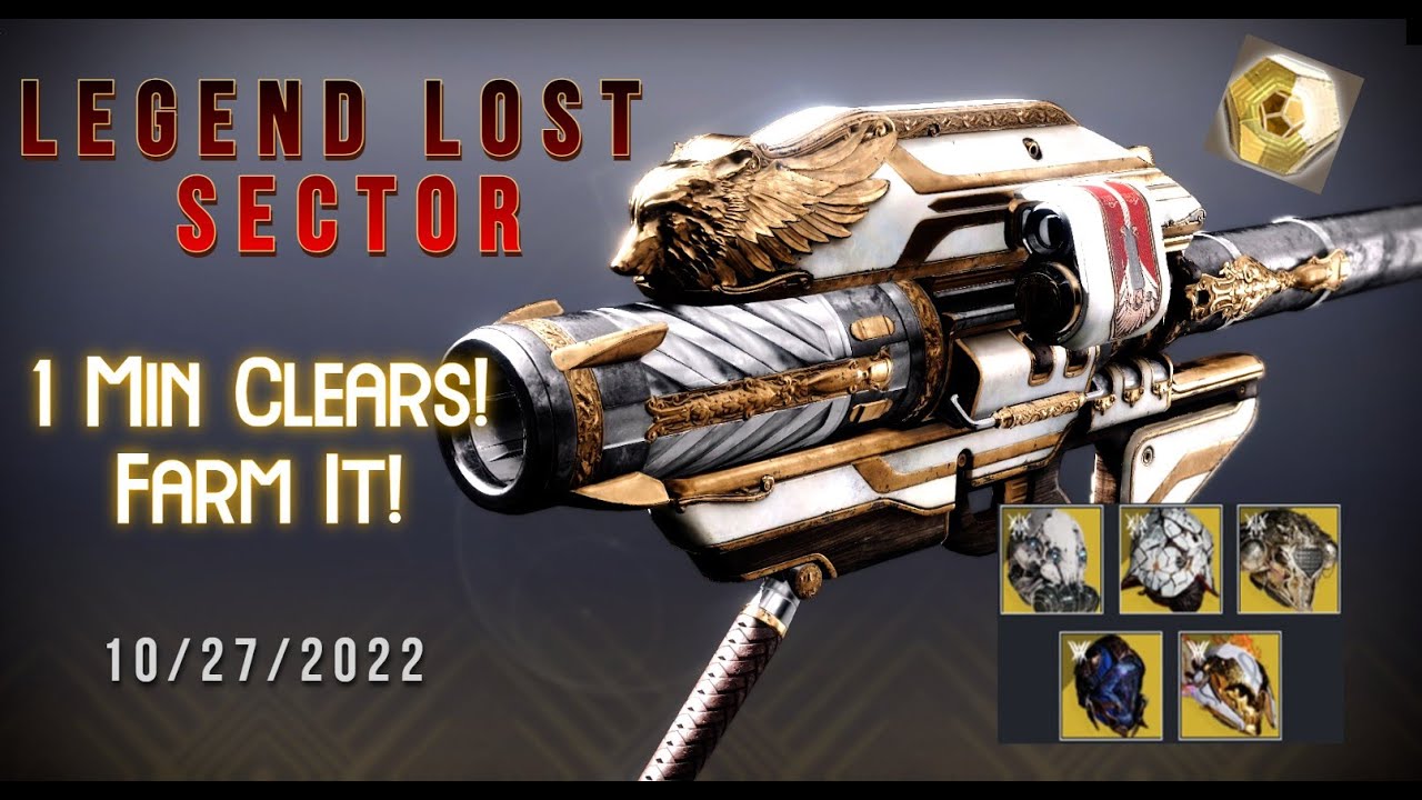 Best Lost Sector! 1 Min Clears on Today's Legend Lost Sector | Destiny ...
