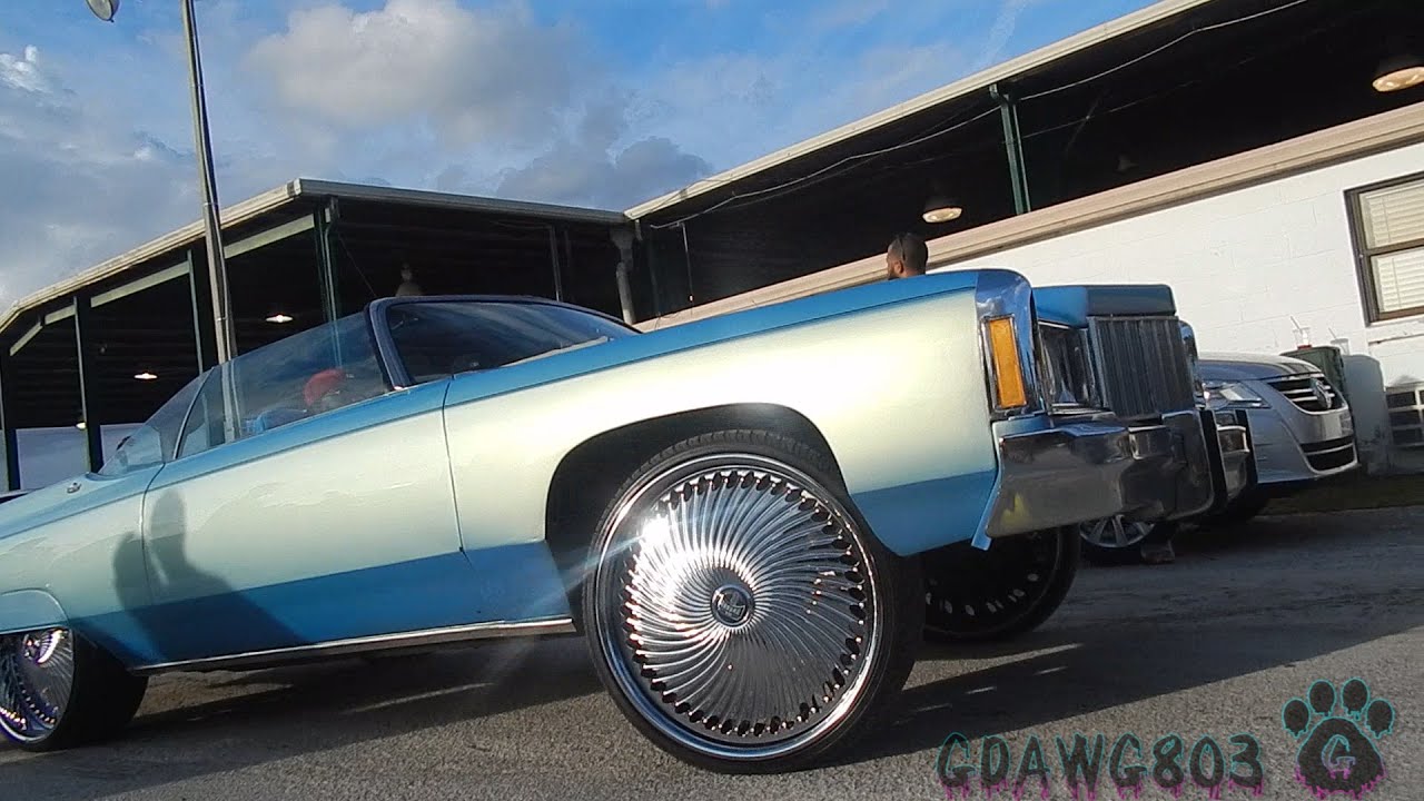Outrageous 74 Caprice Donk Vert on 26" Staggerd Dub Floaters - Florida ...