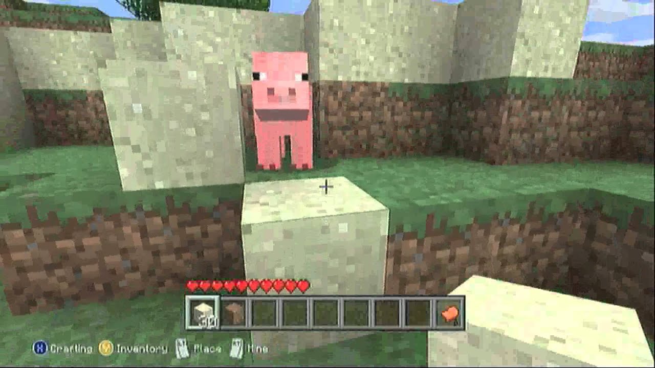 MineCraft: Xbox 360 Edition Achievement Guide: when pigs fly - YouTube