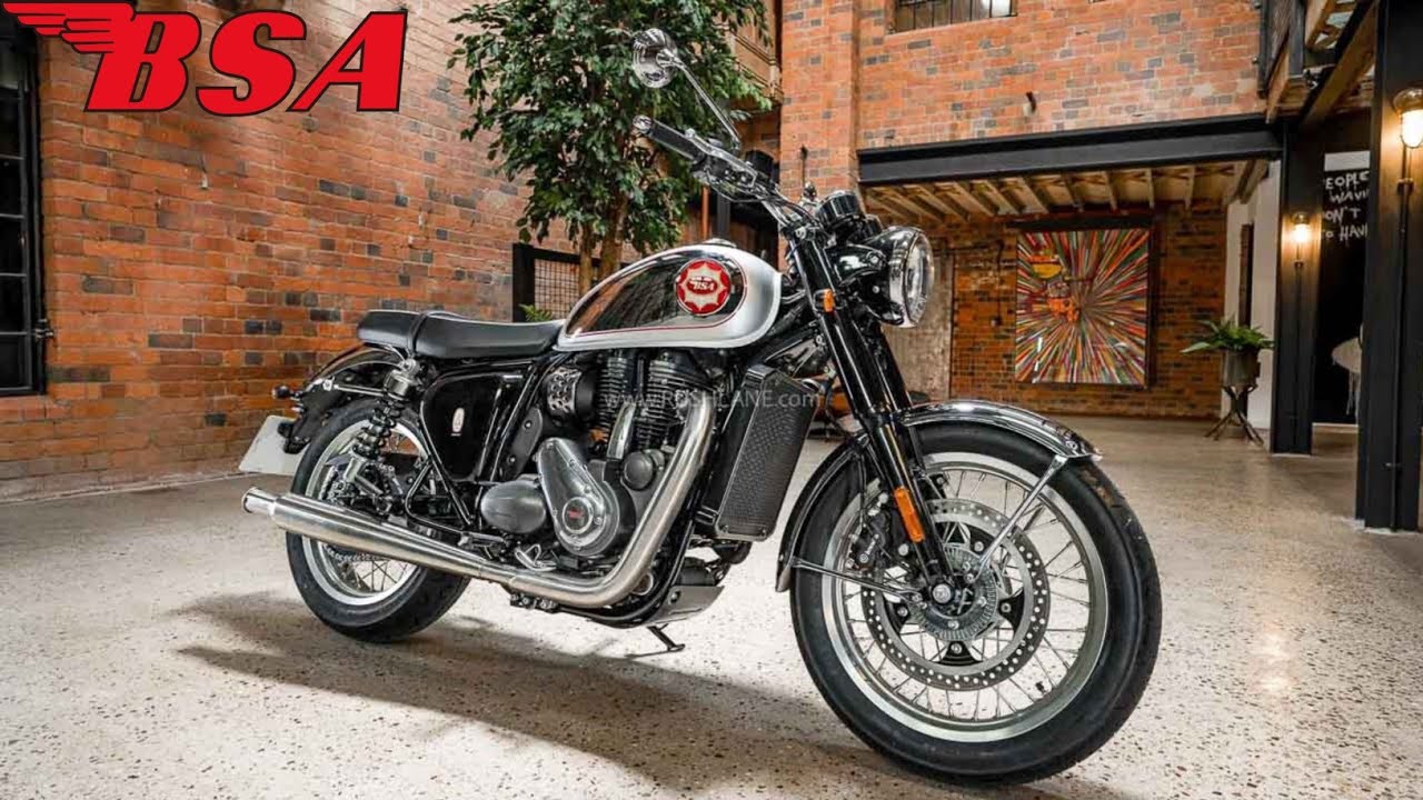 BSA Motorcycle Unveils Their FIRST New Motorcycle ! - YouTube