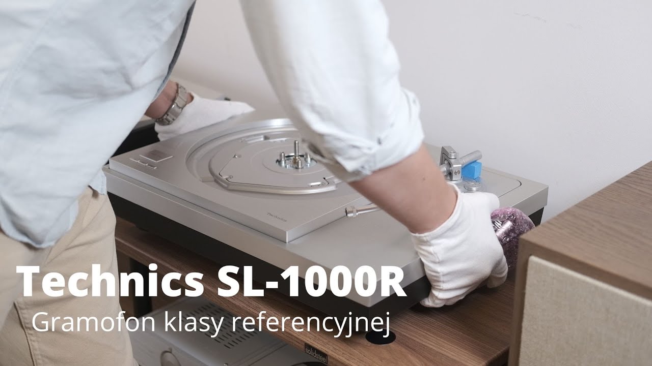 Gramofon klasy referencyjnej Technics SL-1000R unboxing i montaż ...