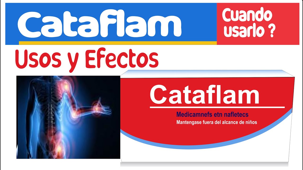 CATAFLAM cuando usarlo para que sirve precauciones - YouTube