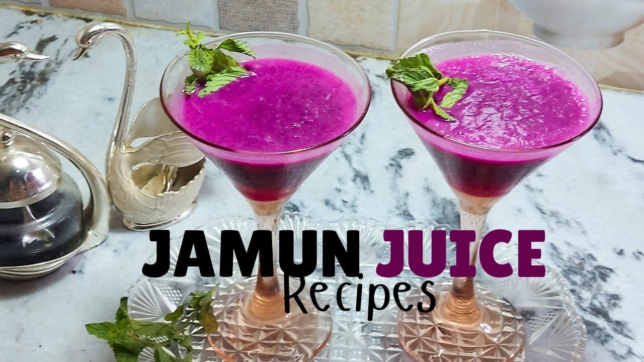 Jamun Mojito Summer Special Drink | jumun juice recipe at home - YouTube