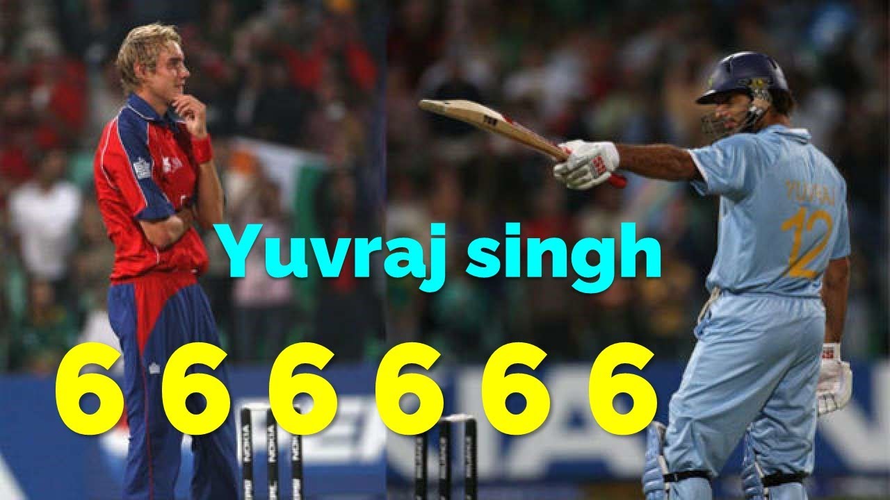 Yuvraj Singh 6 sixes in one over | Proud moments - YouTube