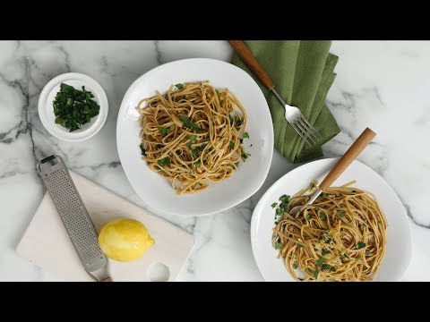 Whole-Wheat Pasta with Garlic and Olive Oil - Martha Stewart