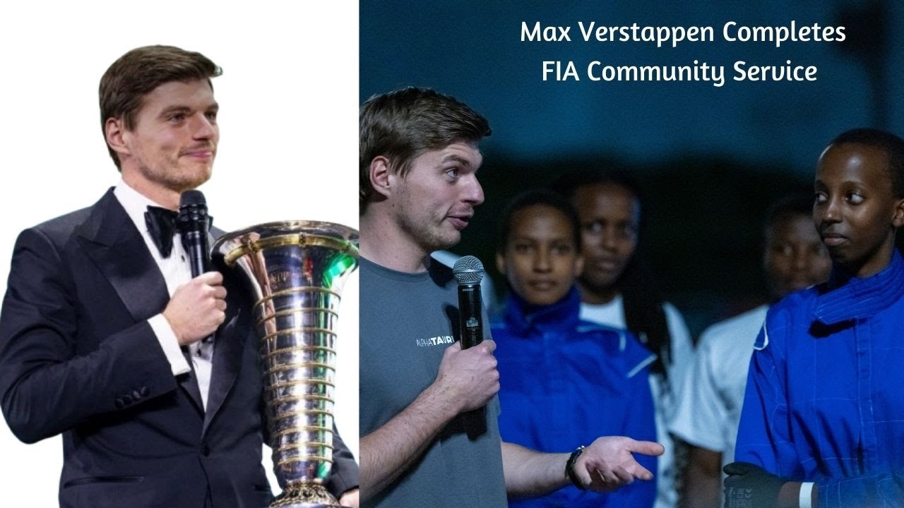Max Verstappen Completes FIA Community Service in Rwanda & Wins F1 ...