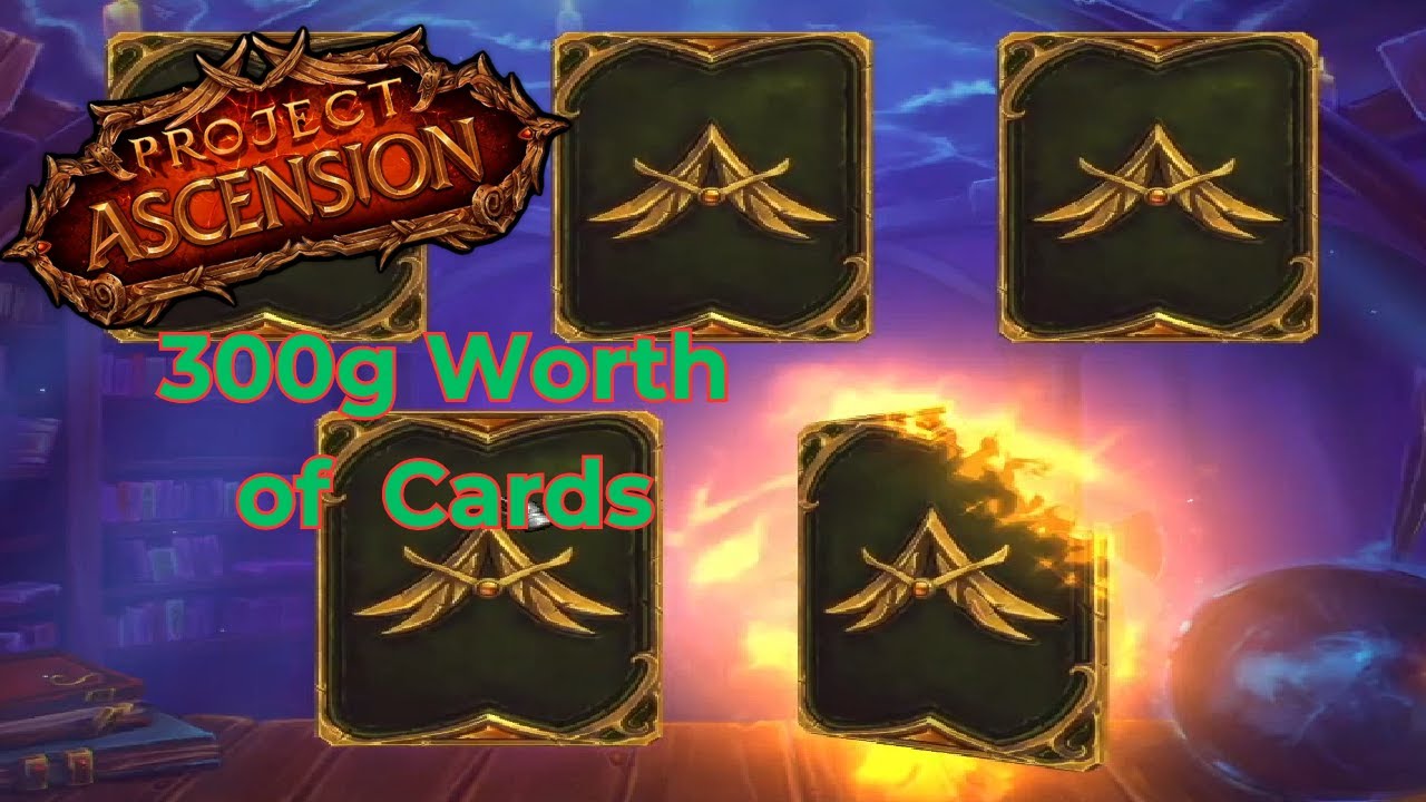 300g on Cards AGAIN! Project Ascension Season 9 - YouTube