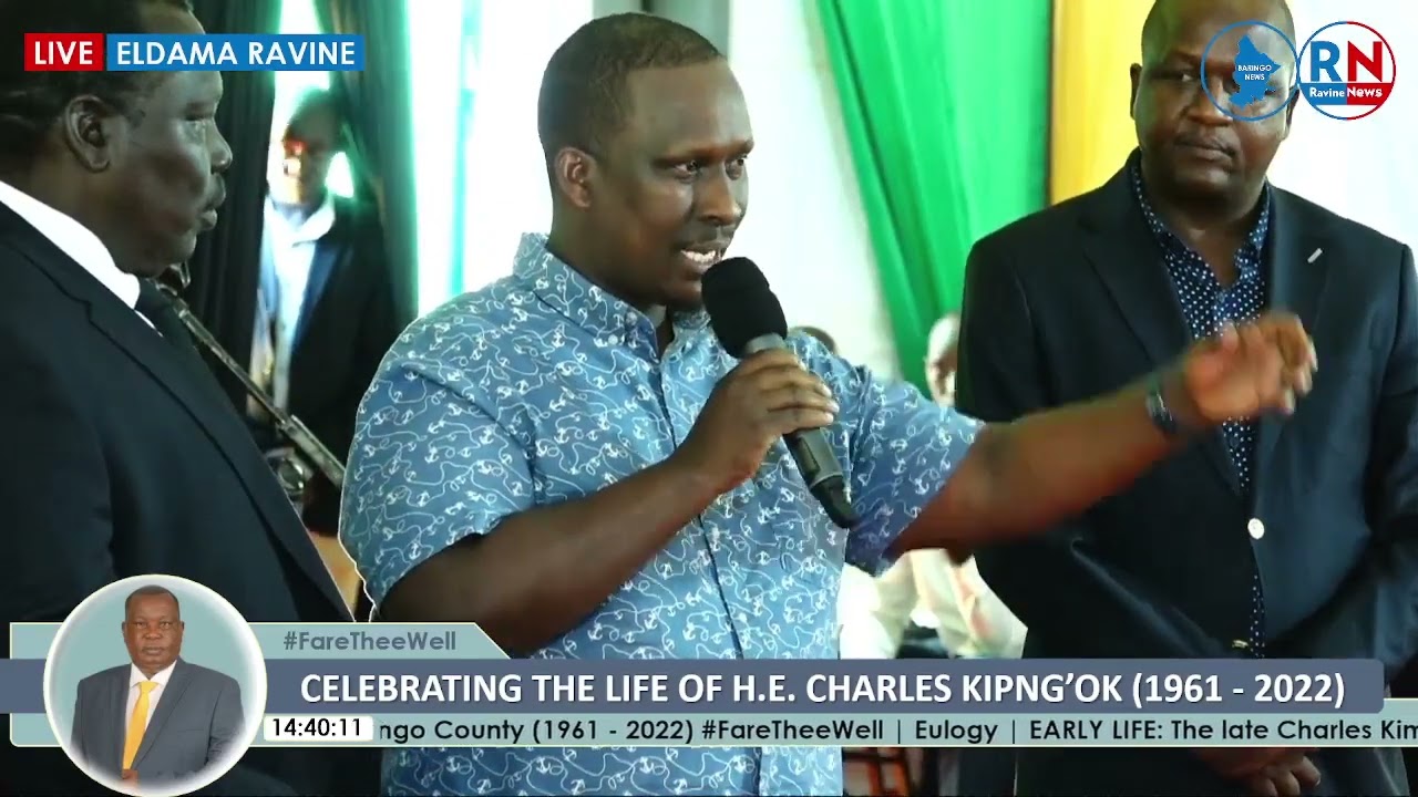 Ainamoi MP Benjamin Langat speech during the final send off of Baringo ...