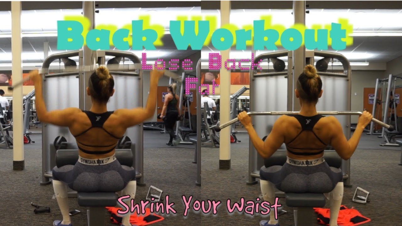 BACK WORKOUT | MAKE YOUR WAIST LOOK SMALLER | LOSE BACK FAT - YouTube