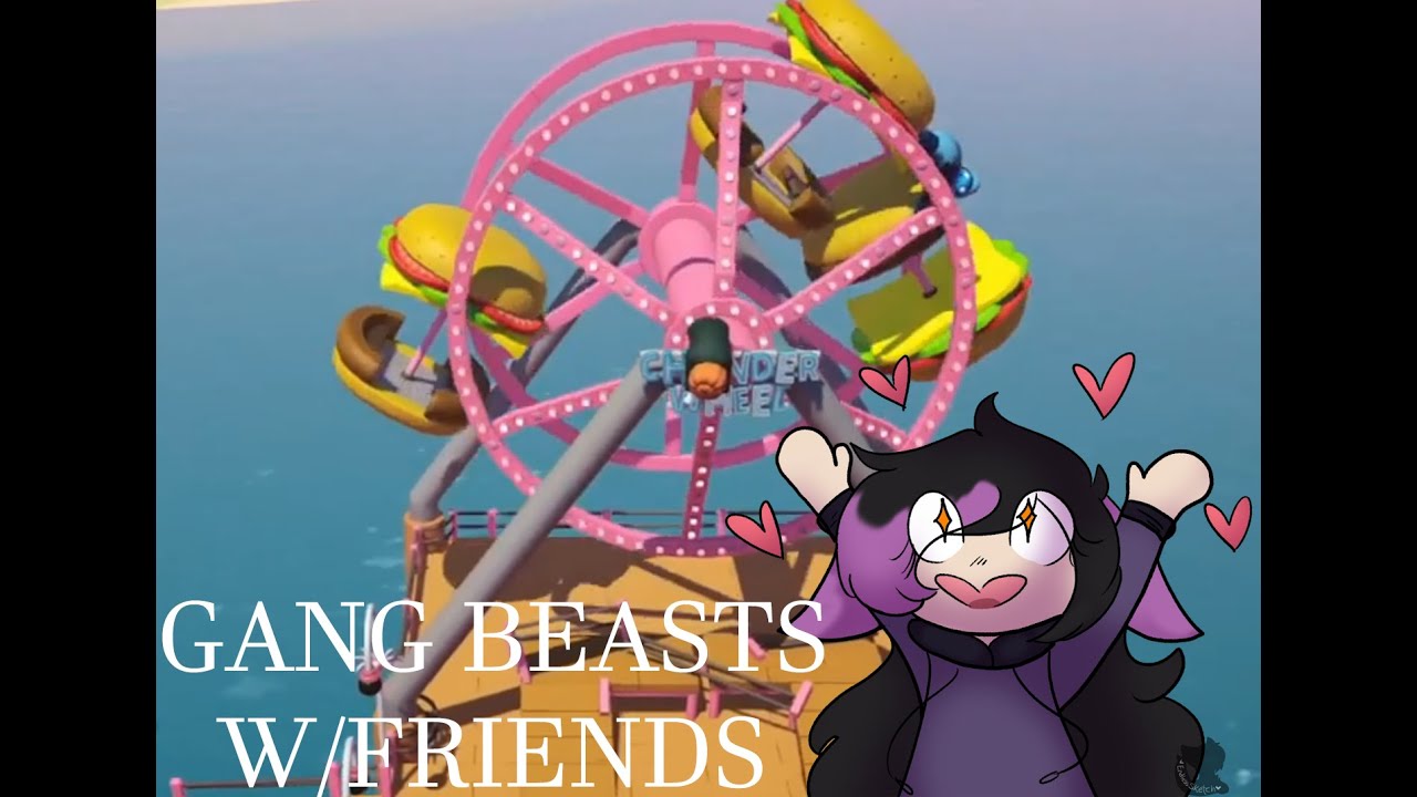 THE BURGER FERRIS WHEEL | GANG BEASTS W/FRIENDS - YouTube