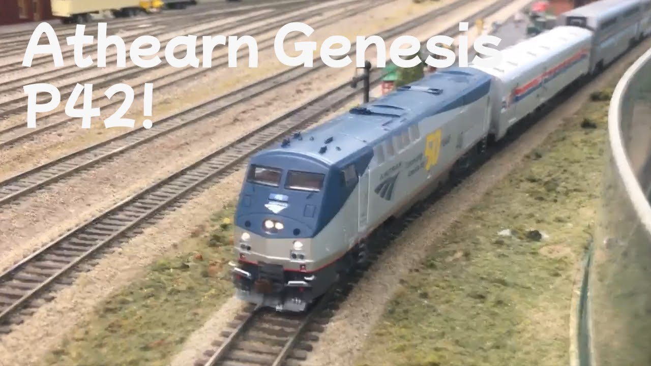 My Brand New Athearn Genesis Amtrak P42 at The OSMR! - YouTube