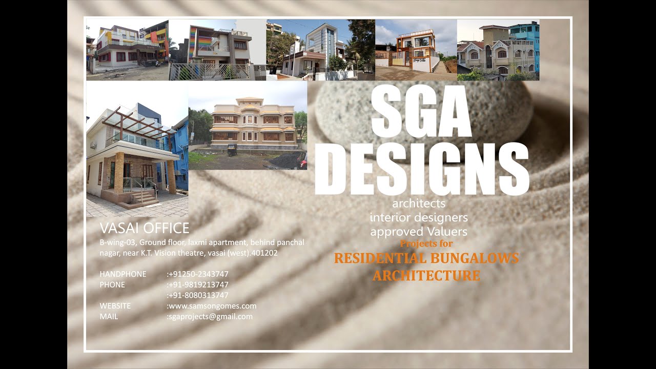 SGA DESIGNS ACTUAL BUNGALOWS - YouTube