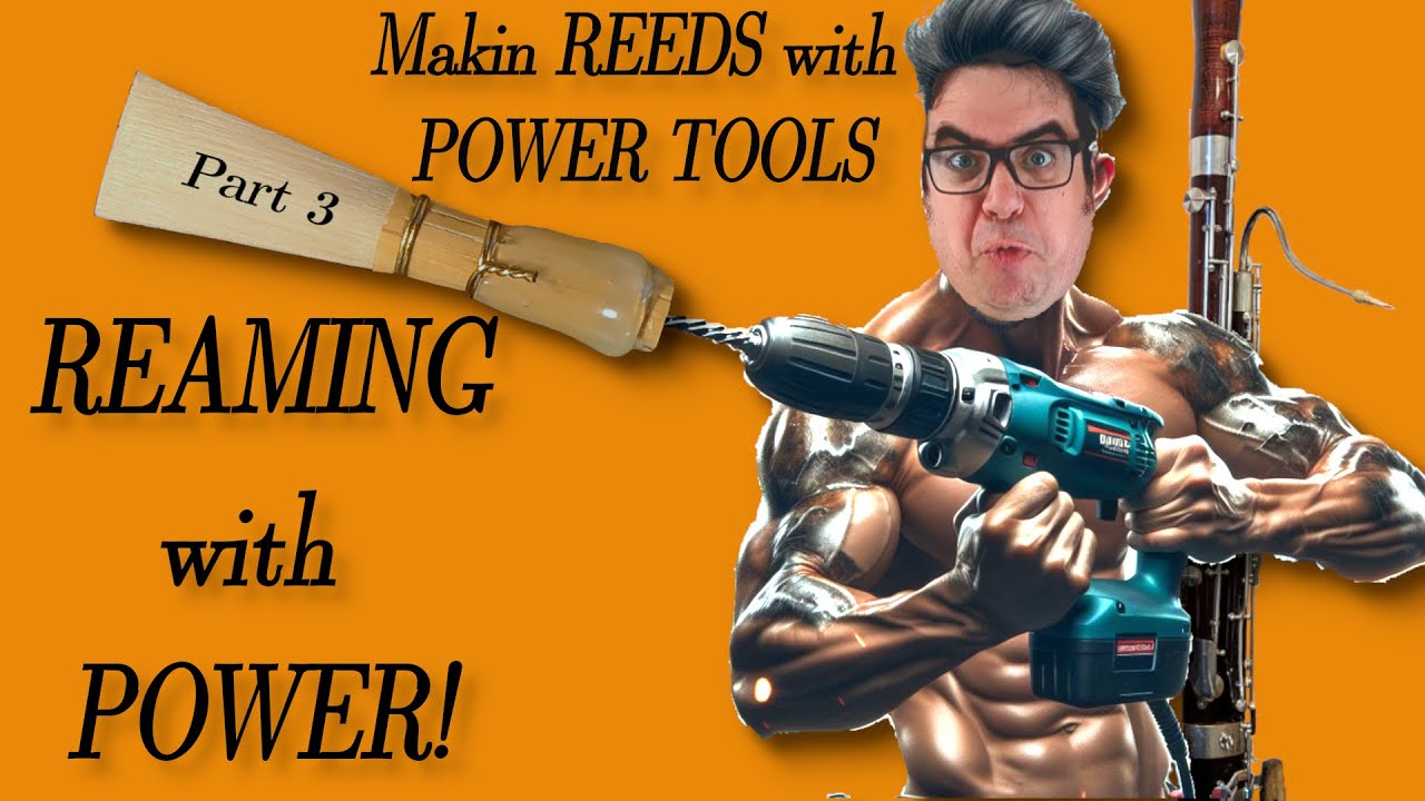 Makin Reeds with POWER TOOLS- Reaming with POWER! - YouTube