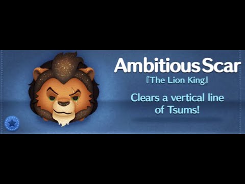 Dec 24 New Tsum ! Disney Tsum Tsum Ambitious Scars SL6 Gameplay - YouTube