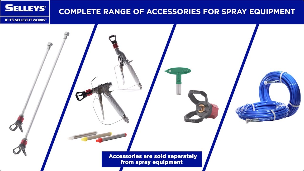 Selleys Spray Equipment Accessories - YouTube