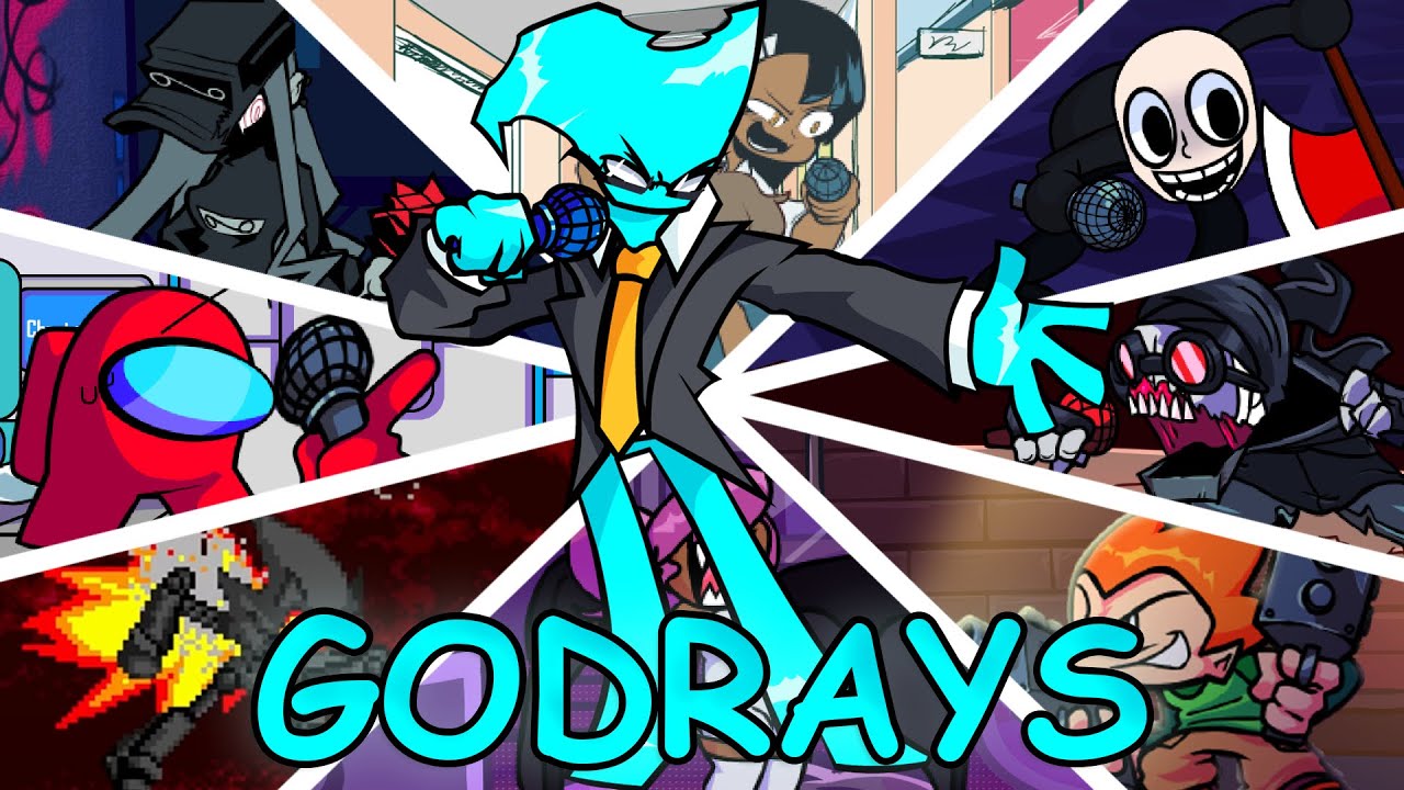 FNF GODRAYS But Every Turn A Different Cover Is Used - YouTube