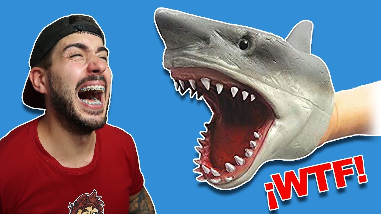 SHARK PUPPET *esto es maravilloso* - YouTube
