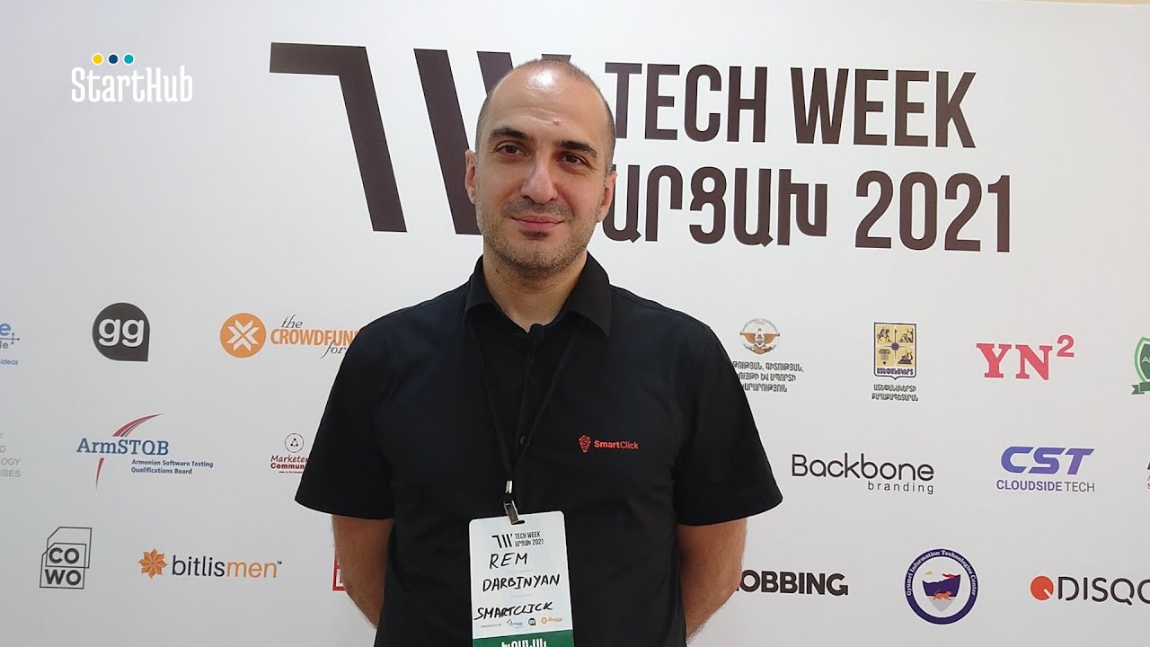 Tech Week Artsakh 2021. Ռեմ Դարբինյան, SmartClick - YouTube