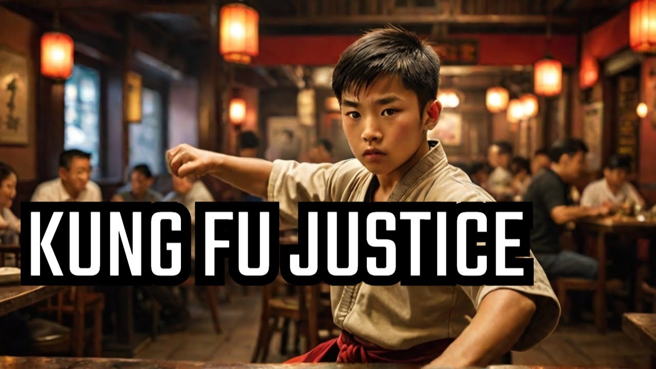 A bully bullies a waiter in public, Chinese kung fu boy can't stand it ...