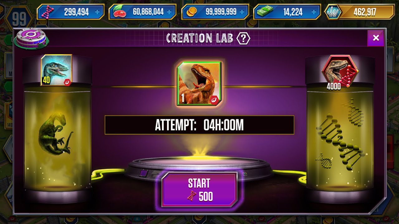 RAPTOR HYBRIDS SDNA in JURASSIC WORLD THE GAME HERE SOON?!!?!? - YouTube