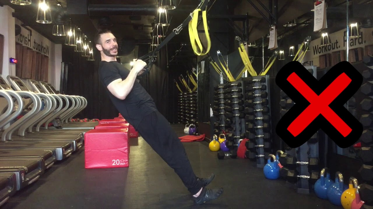How to Do A TRX Row - YouTube