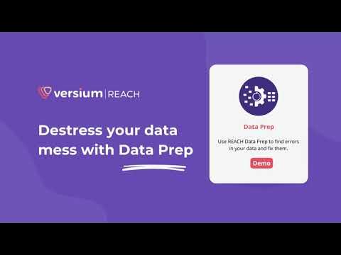 Introducing Versium REACH Data Prep: Simplify, Cleanse, and Enrich Your Data! - YouTube