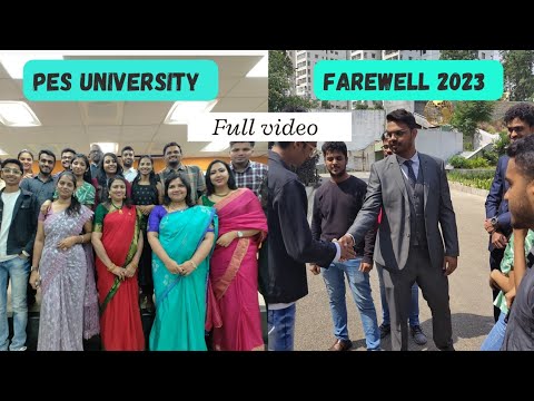 PES University||Full Vlog of farewell 2023||Full Campus Tour||Best ...