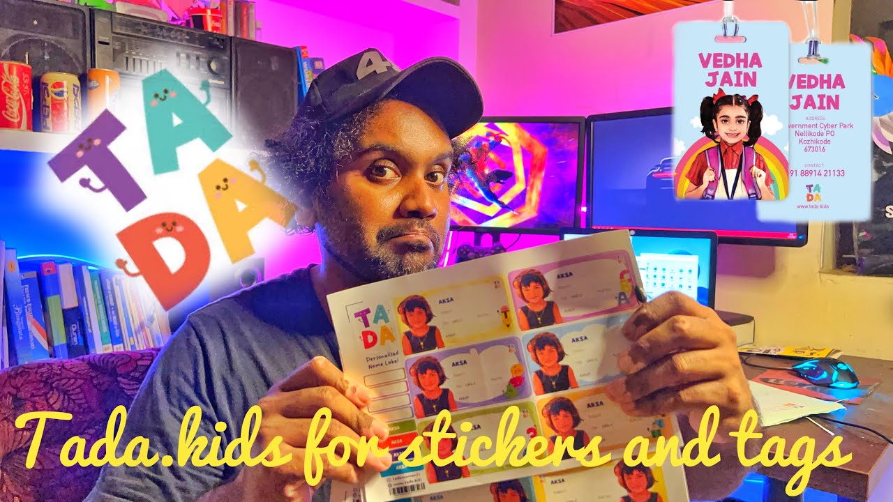 Tada.Kids | Product Unboxing and first impressions | Stickers and more ...