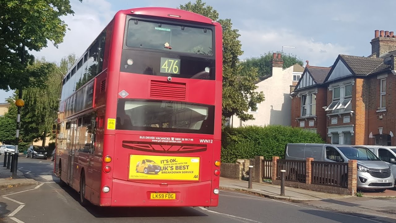 Journey on London General Route 476 (WVN12 LK59FDG) - YouTube