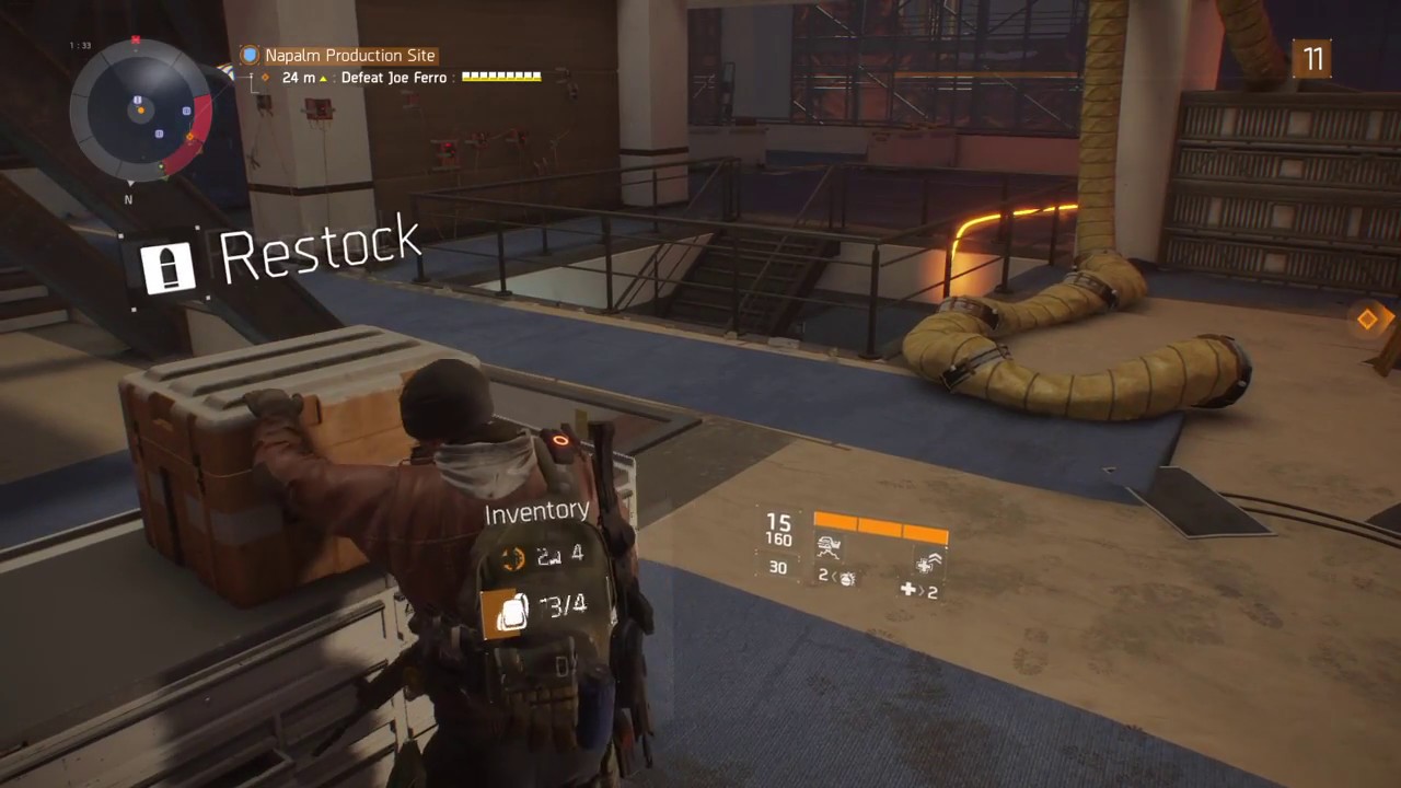 The Division - Joe Ferro Boss - Napalm Production site - PS4 - YouTube