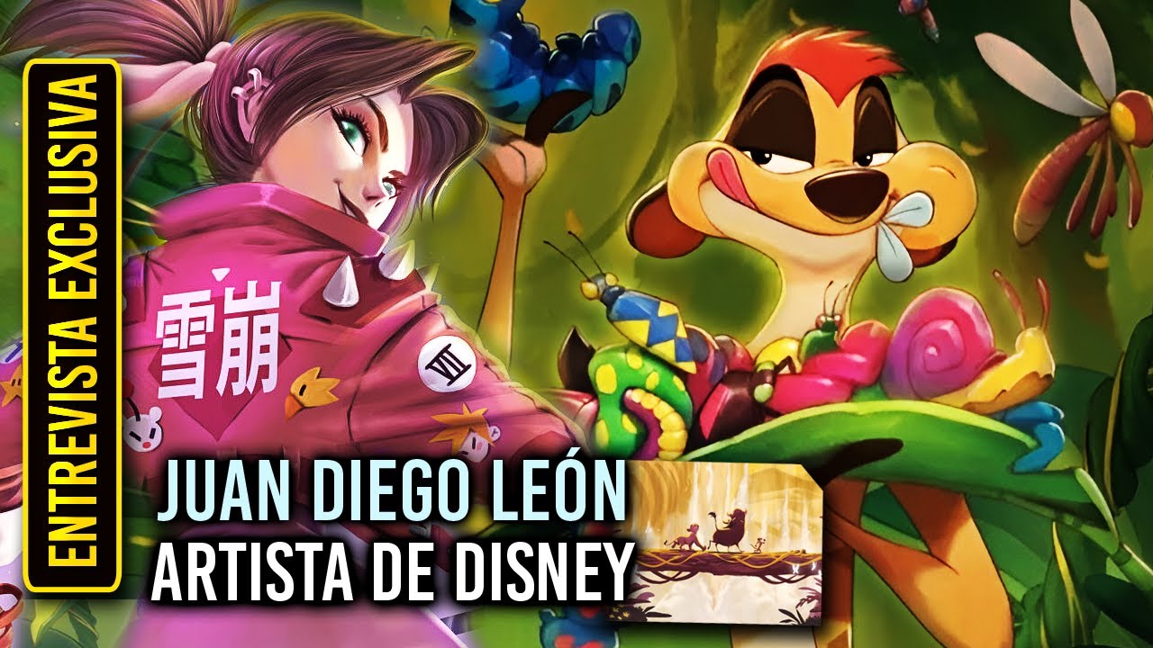 ¿Cómo es TRABAJAR para Disney? Juan Diego León, ARTISTA, lo cuenta ...