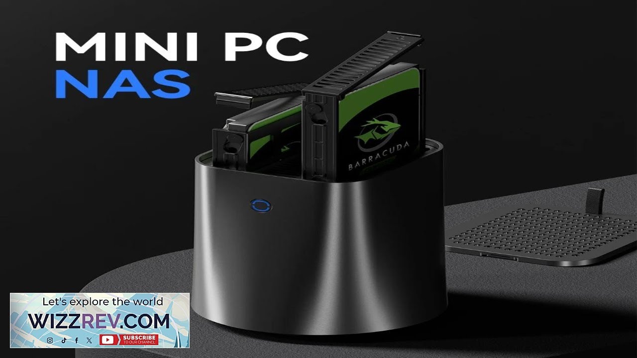 NAS Mini PC Ryzen 7 5825U Intel N100 DDR4 M.2 NVMe SSD Review - YouTube