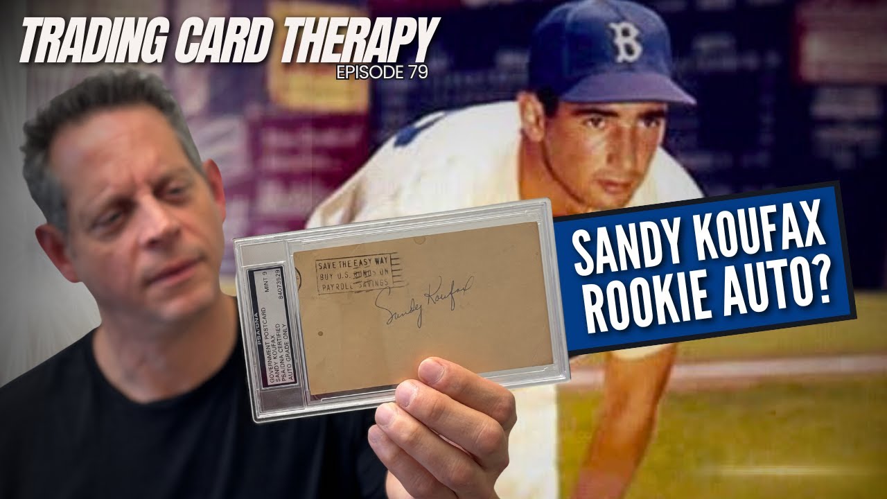 Trading Card Therapy - Episode 79 - Koufax Rookie Auto? | Karma Records ...