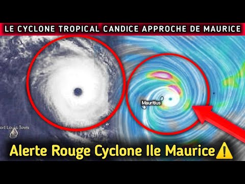(23 janvier-26 janvier) Le cyclone Candice approche de Maurice | Alerte ...