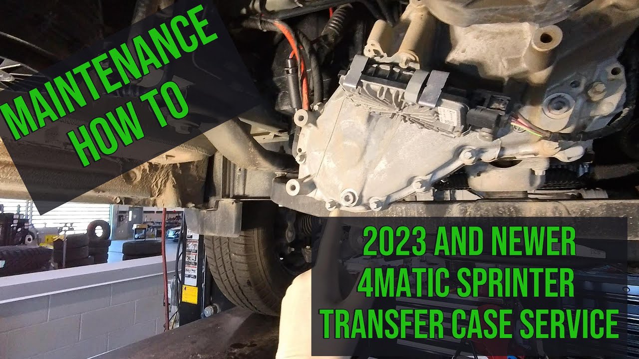 4Matic AWD Sprinter Transfer Case Service 2023-2026 - YouTube