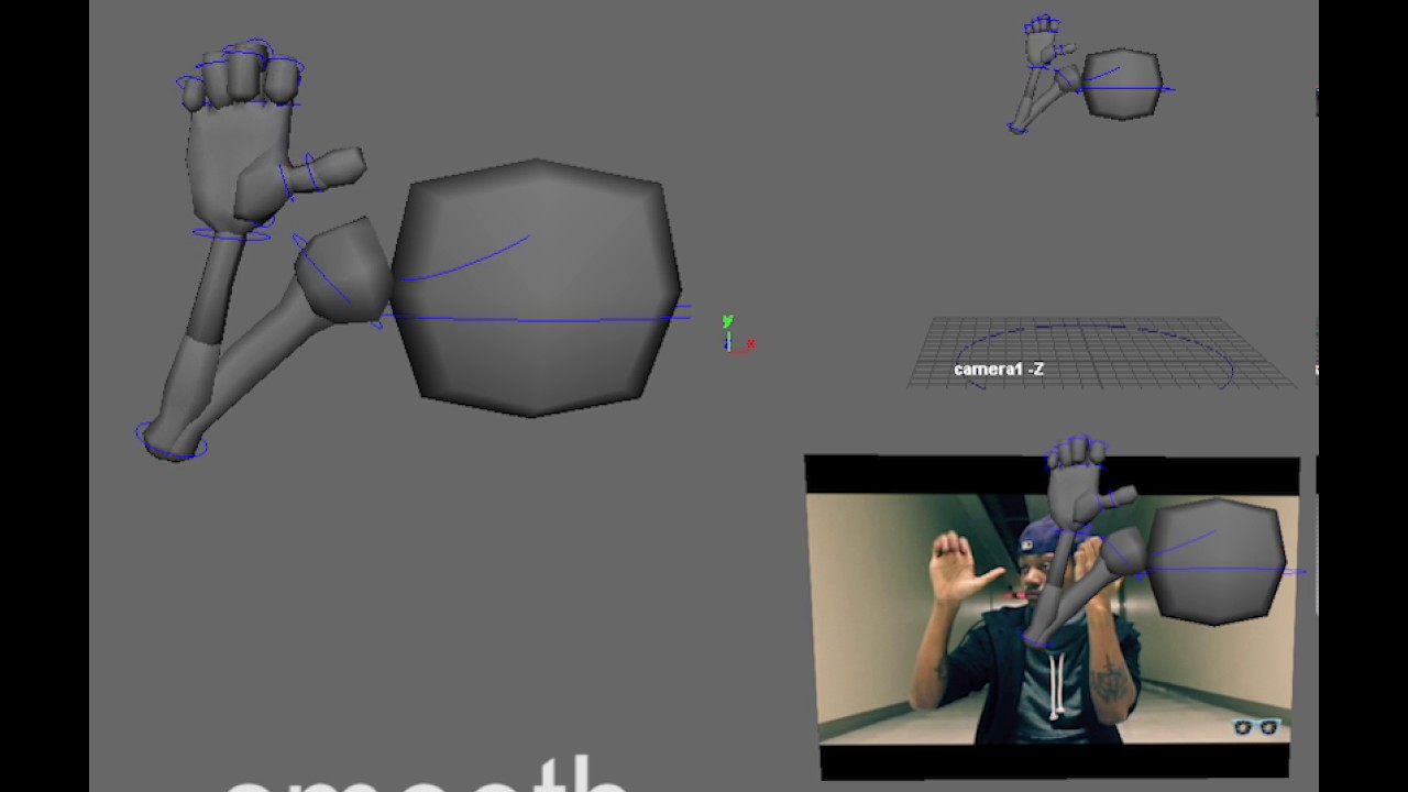 3D hand animation - YouTube