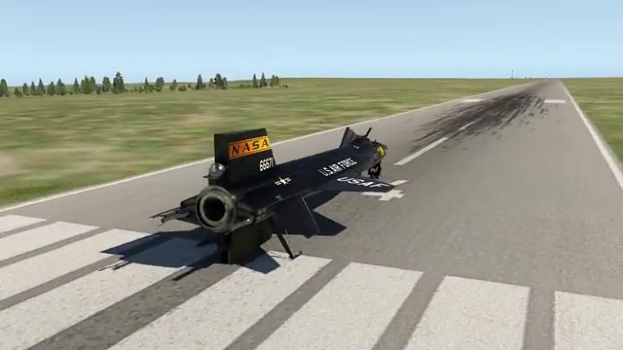 X-Plane 11 - North American X-15 - Aircraft Show Take Off Crash Test ...