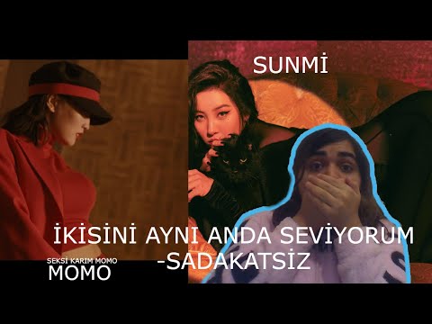 MOMO Performance Project & 선미(SUNMI) - 꼬리(TAIL) M/V REACTİON TEPKİ TÜRKÇE (PIXY(픽시) - 'Wings')