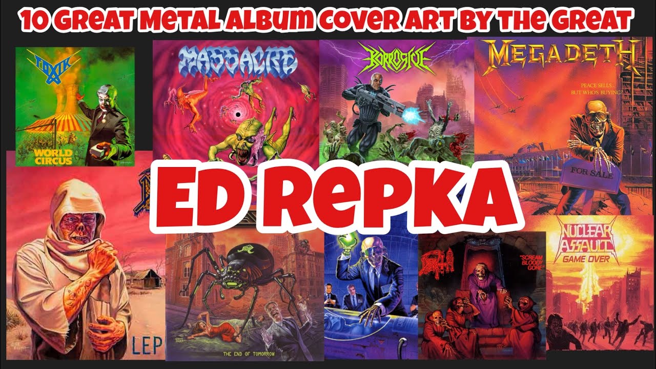 10 Great Metal Album Cover Art From Ed Repka #coverart #edrepka # ...