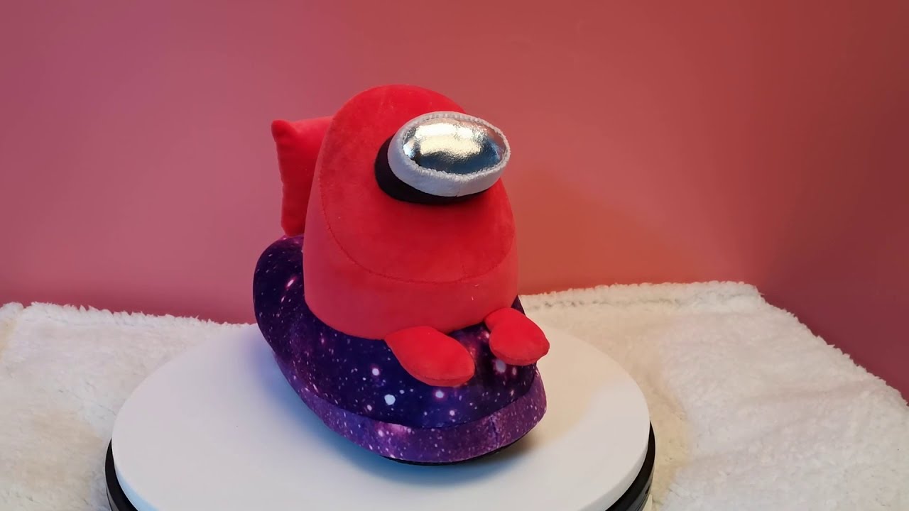 Among Us Plush Slippers - YouTube