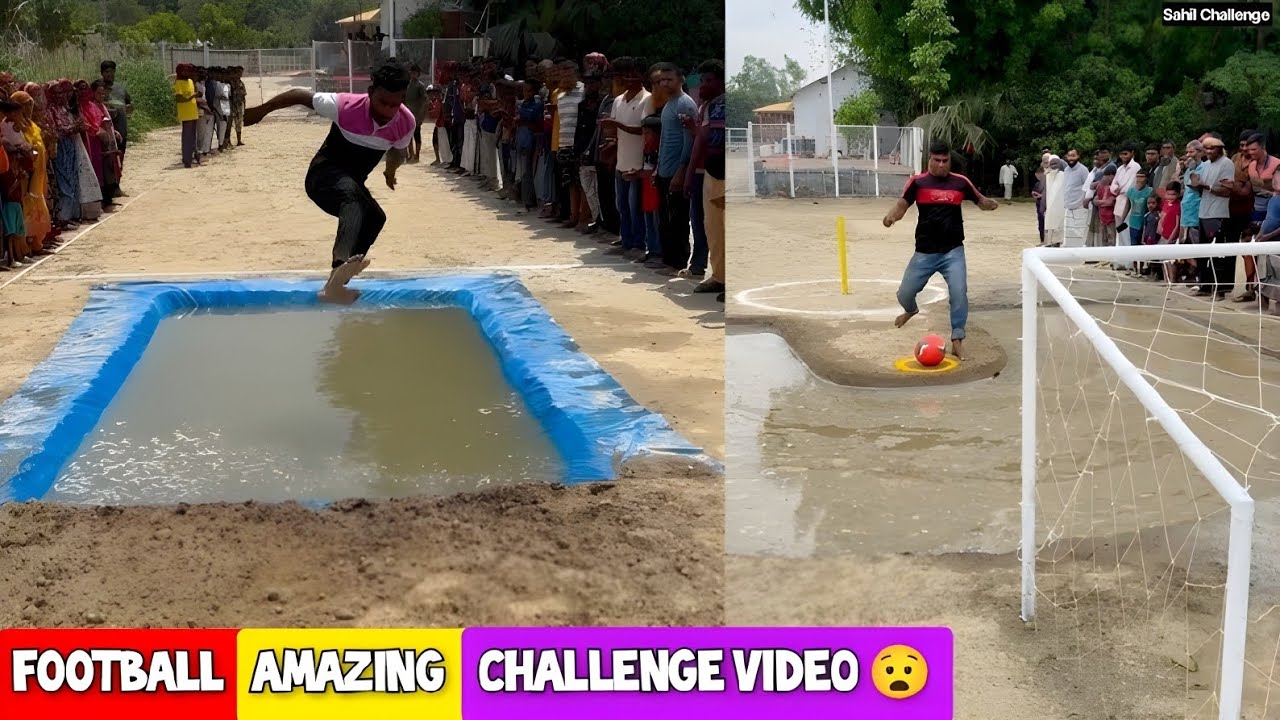 Football Amazing Challenge Video 😧 || फुटबॉल चैलेंज वीडियो | Wait For ...