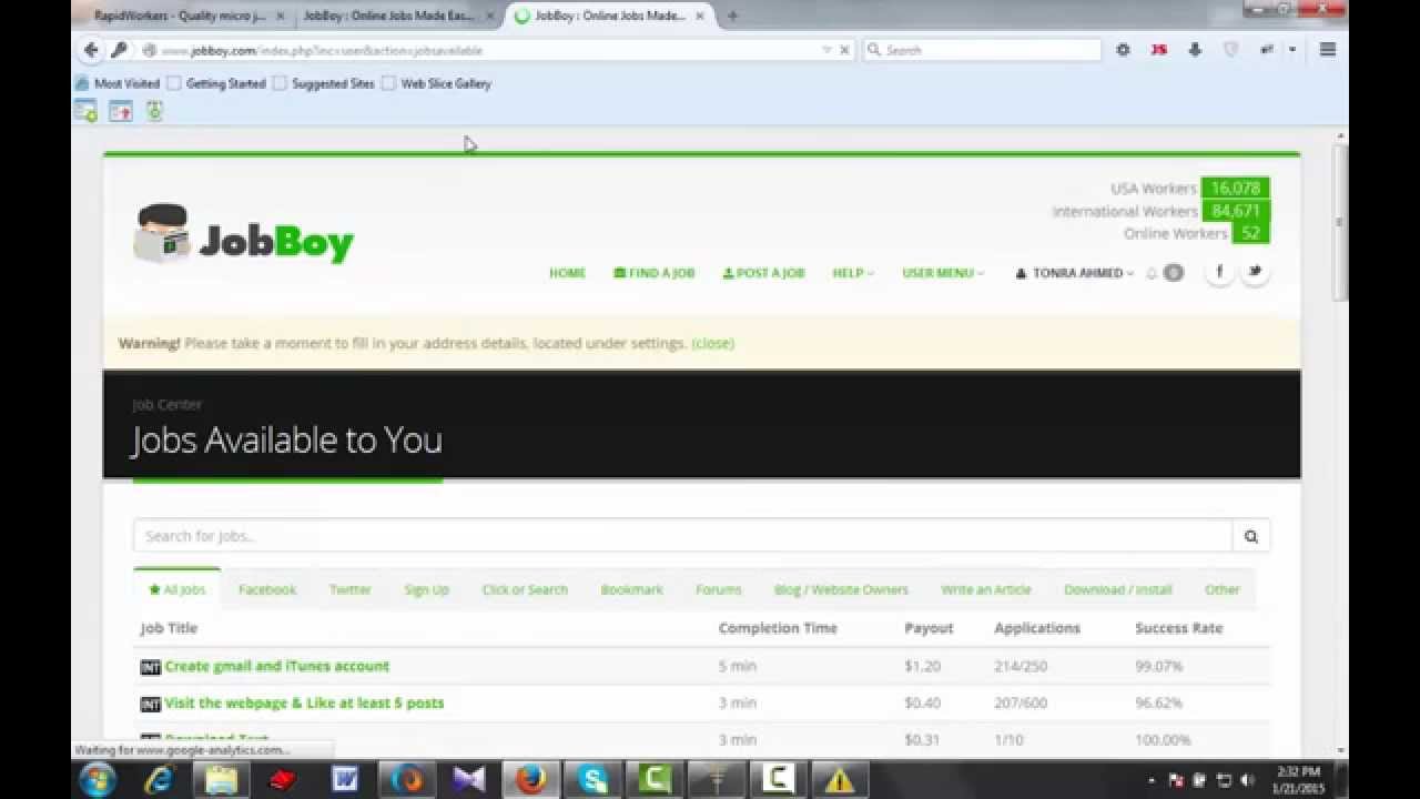 How to create account on jobboy & Earn money $200-$500 - YouTube