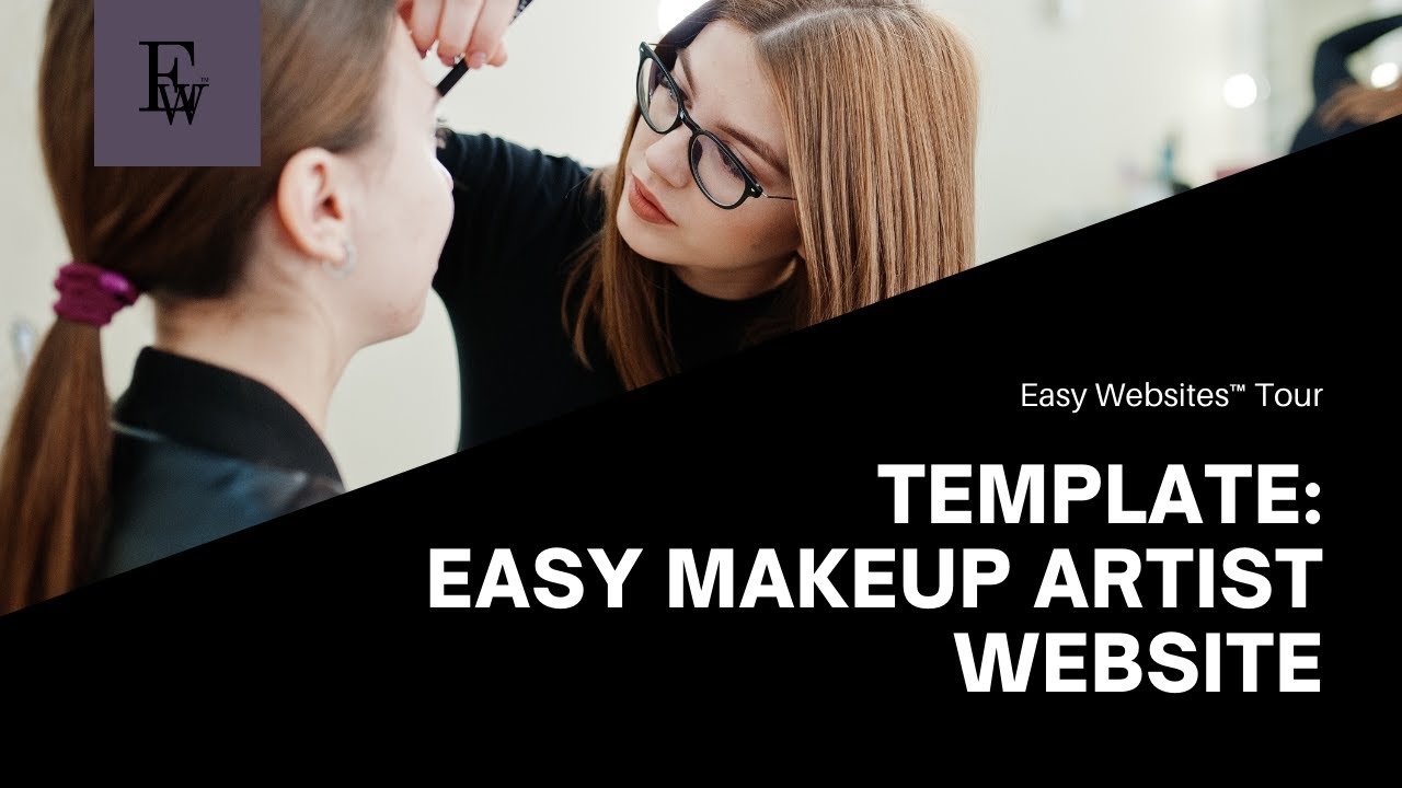 Easy Makeup Artist Website Template | Easy Websites™ Tour - YouTube