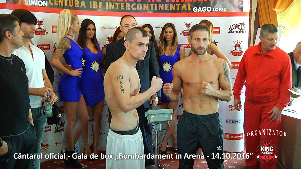 Cantarul oficial 13.10.2016 - Gala de Box „Bombardament in Arena”, 14. ...