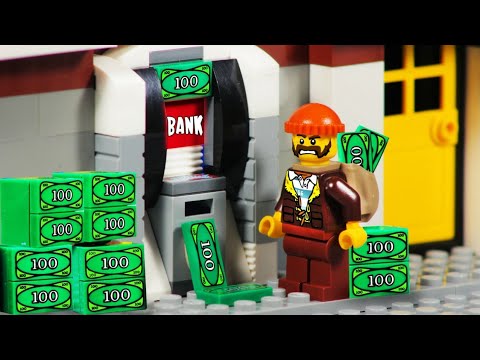 Kerloft | Lego City ATM Bank Robbery - Police Chase - YouTube