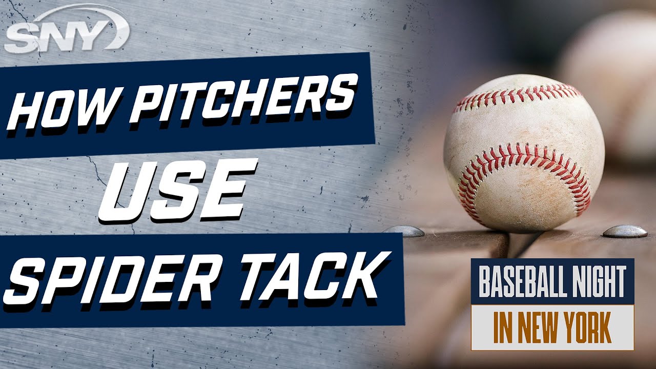 Here’s how a pitcher would use the Spider Tack sticky substance ...