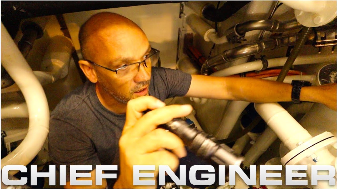 WORKING IN THE ENGINE ROOM OF A LUXURY SUPERYACHT (Captain's Vlog 140 ...