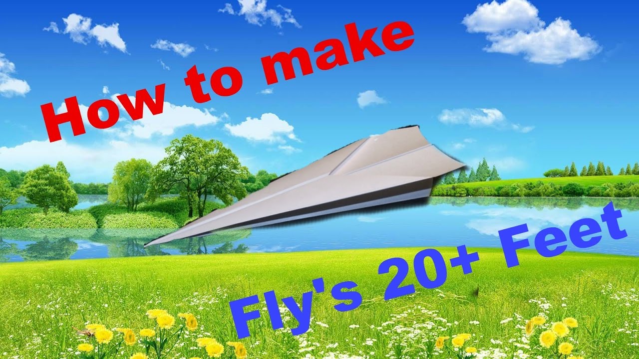 How to make a Dart paper airplane STEP BY STEP![FLY'S 25+FEET](SO EASY ...